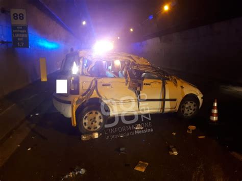 A20 Incidente Stradale Nella Galleria San Cono Tra Brolo E Rocca Di