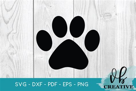 Free Paw Print Svg For Cricut