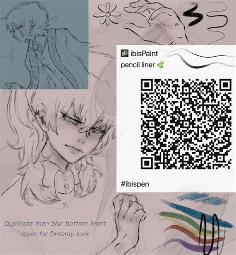 Ticat On Instagram Heres My Ibis Paint Brush For Line Art