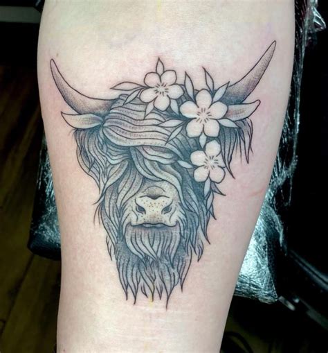 Unique Highland Cow Tattoos You Must Love Xuzinuo
