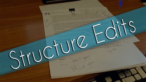 novel editing structure edits youtube
