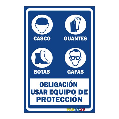 Obligación Usar Equipo de Protección Extintores Camein