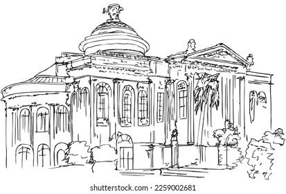 Update 75 Neoclassical Architecture Sketch Latest Seven Edu Vn