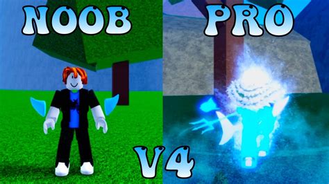 Noob To Pro Using Shark RACE V4 Awakened Bloxfruits YouTube