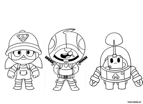 Coloriage Leon Brawl Stars Dessin Imprimer Wonder Day Coloriages
