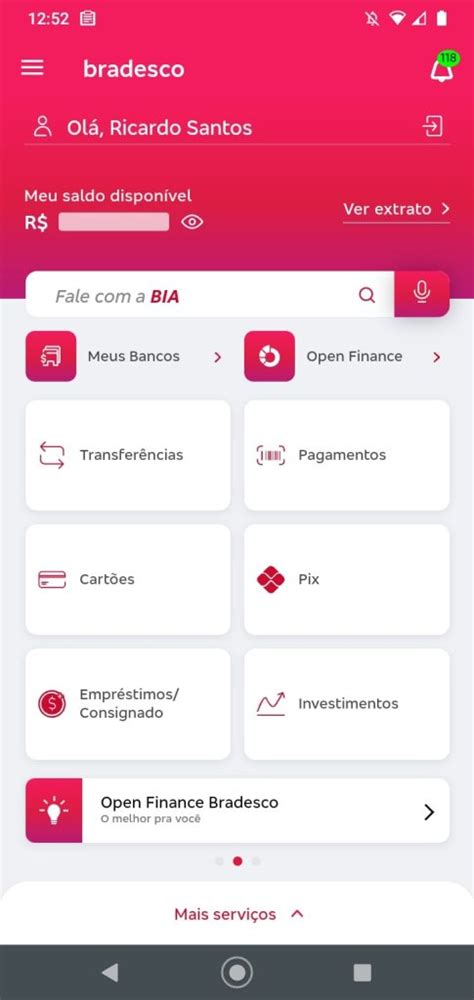 Como alterar o limite de transferência Pix do Bradesco Finanças