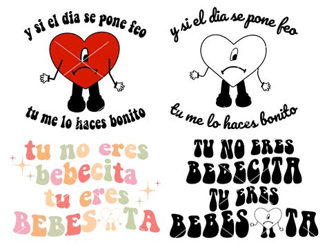 Tu No Eres Bebecita To Eres Bebesota B Bunny Retro Etsy Uk
