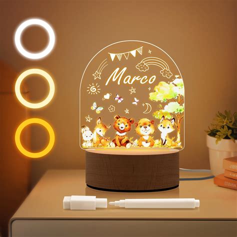 Schlummerlicht24 Nachtlicht Baby Lampe Teddy Stern Baby Geschenke Zur