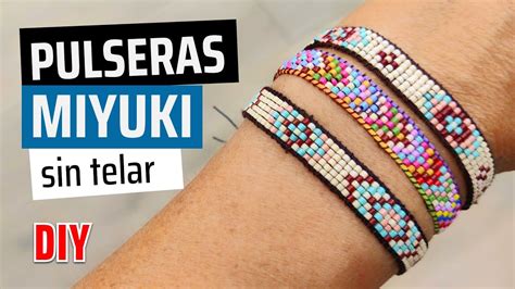 Pulseras Miyuki Sin Telar Diy Youtube