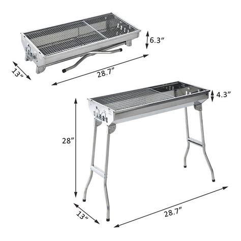 Asador De Acero Inoxidable Modelo Sonora