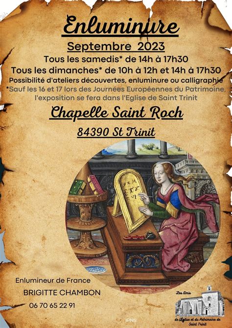 Enluminure Septembre 2023 COMMUNE DE SAINT TRINIT