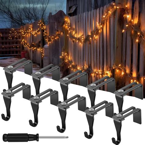 Amazon Blulu Pcs Christmas Fence Hooks For Outdoor String