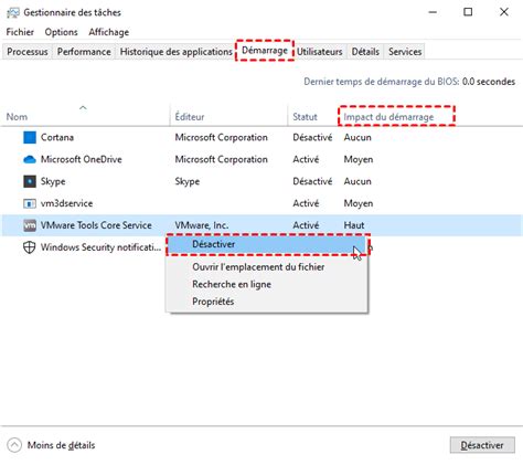 PC lent au démarrage Windows 10 10 Astuces