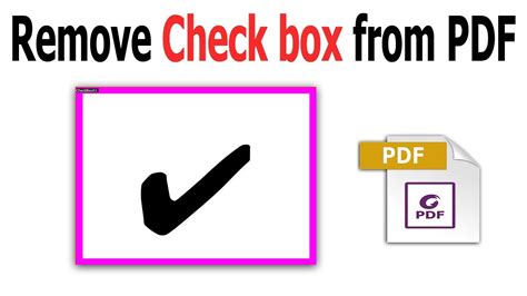 How To Remove A Check Box From A PDF Document Using Nitro Pro YouTube
