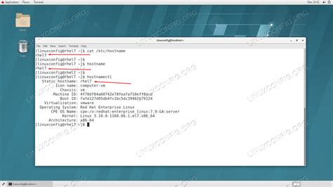 How To Change A Hostname On Redhat Linux Linuxconfig