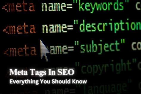Meta Tags In SEO Types Of Meta Tags And Everything You Should Know