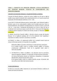 Derecho Romano curso 2017 2018 primer año del doble grado de derecho