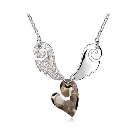 Ninabox2013 Ange Collier CœUr Aux Ailes D ange Achat Vente