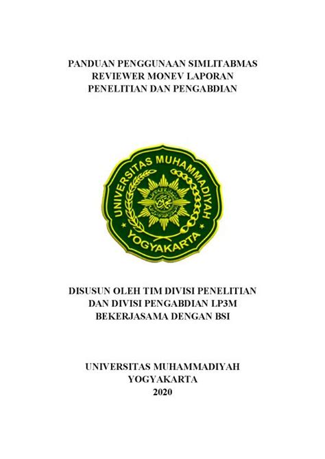 Panduan Review Laporan Akhir Penelitian Dan Pengabdian File Laporan