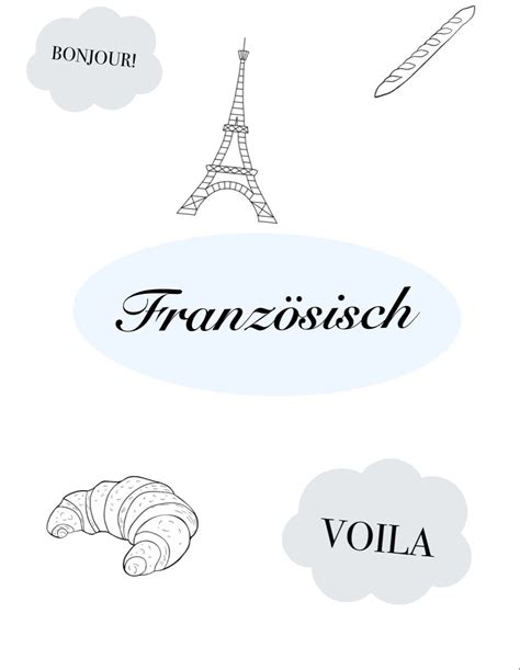 Franz Sisch Deckblatt Deckblatt Deckblatt Schule Deckbl Tter