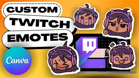 How To Create Your Own TWITCH EMOTES Easily Using Canva YouTube