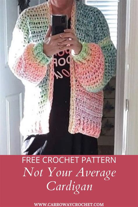 Free Crochet Cardigan Pattern Carroway Crochet Crochet Sweater