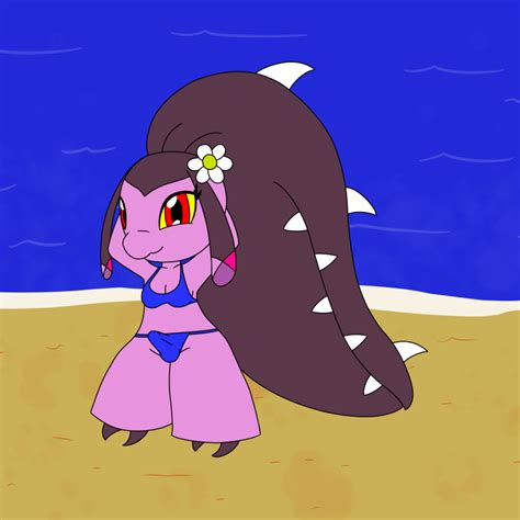 Rule 34 11 2022 Accessory Anthro Beach Big Eyes Bikini Biped Black Hair Blue Bikini Blue