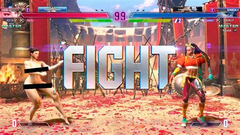 Se Olvidan El Mod De Desnudo De Chun Li Activado En Un Torneo De Street