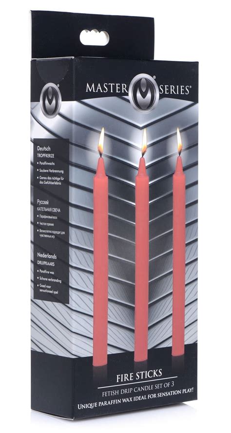 Fetish Drip Candles 3 Pack Red The Bdsm Toy Shop