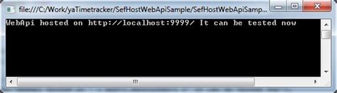 a beginner s tutorial on asp webapi hosting iis hosting and self hosting codeproject