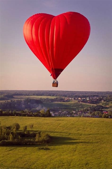 Valentine S Day Heart Shaped Hot Air Balloon Hot Air Balloon Air