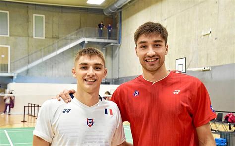 Les frères Toma Junior et Christo Popov ont le badminton dans les