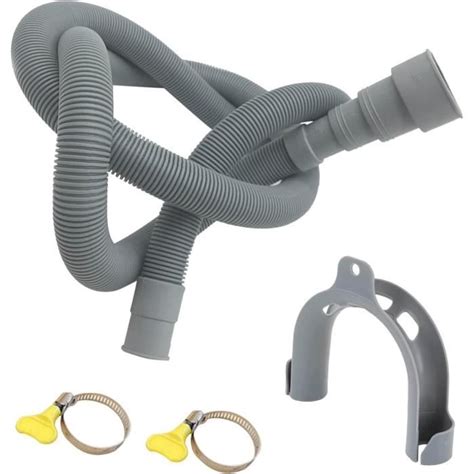 Kit De Tuyau De Vidange Pour Machine Laver Rallonge De Tuyaux De Lave