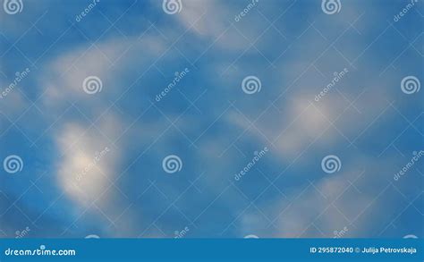 Time Lapse Of Rolling Puffy Clouds Moving Altocumulus Translucidus