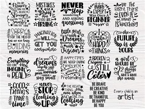 Motivational SVG Bundle Inspirational Svg Quotes By TonisArtStudio