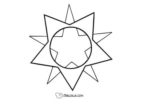 Siluetas Estrellas Mix Dibujo 604 Dibujalia