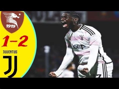 Giulio Dusan Vlahovic Scored Goals Salernitana Vs Juventus 1 2