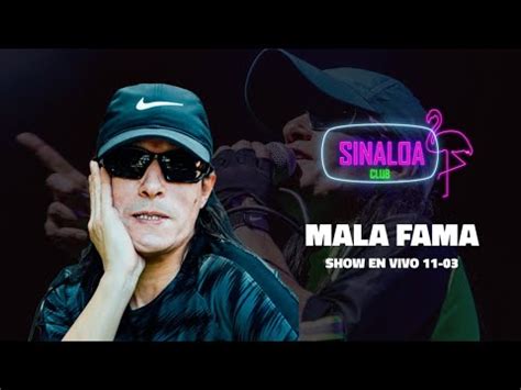 MALA FAMA EN VIVO SESSION 12 SINALOA CLUB YouTube