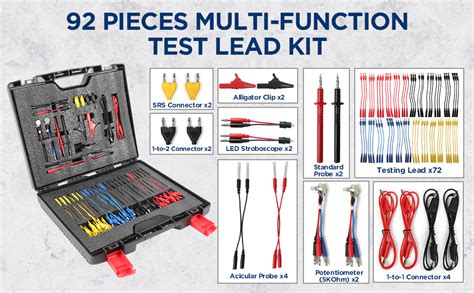 Kaisal Automotive Circuit Test Lead Kit Pcs Multimeter Test Leads