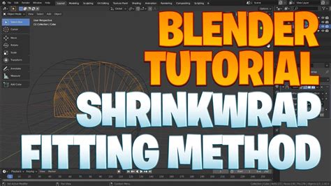 Blender Beginner Series No 109 Shrinkwrap Fitting Method YouTube