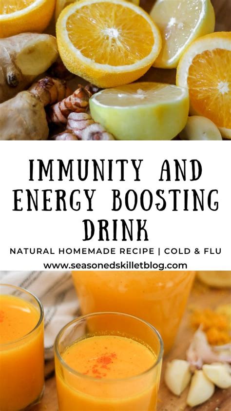 Immunity And Energy Boosting Drink Recipe Energy Boosting Smoothies