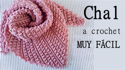 Chal a crochet SÚPER FÁCIL Paso a paso YouTube