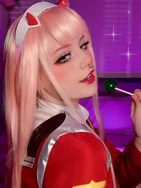 Zero Two Cosplay Pink Hair Zero Two Cosplay Cosplay Makeup