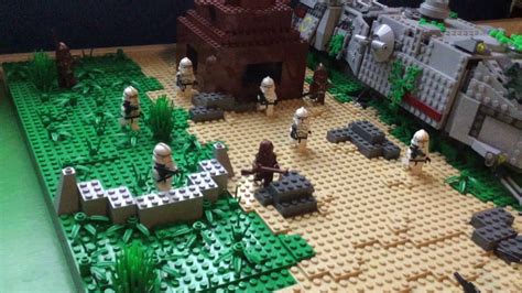 Starwars Battlefront Ii Battle Of Kashyyyk Lego Moc Youtube