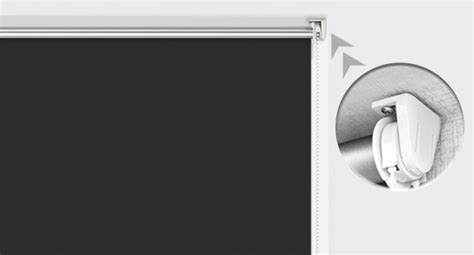 Grandekor Store Occultant sans Perçage 50x170cm BXH Noir Store