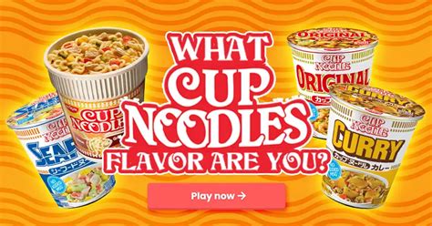 What Cup Noodles Flavor Are You Quiz
