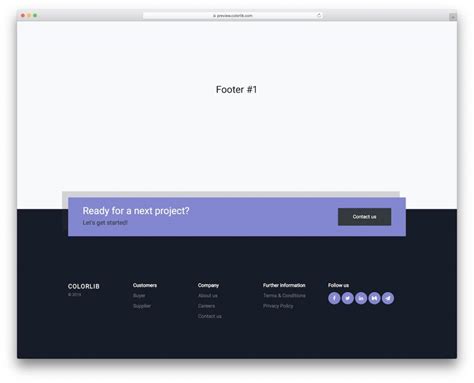 20 leading free bootstrap footer templates 2021 colorlib