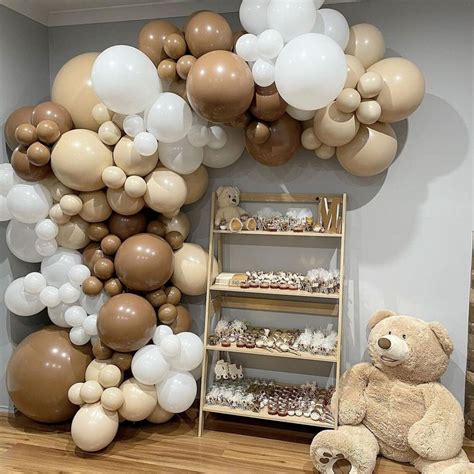 Pcs Ballon Brun Garland Kit Mariage Arch Kit D Coration Etsy France