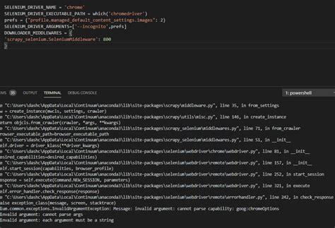 python how to use selenium experimental options in selenium driver arguments stack overflow