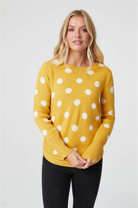 Add A Classic Knitted Jumper To Your Collection With This Polka Dot
